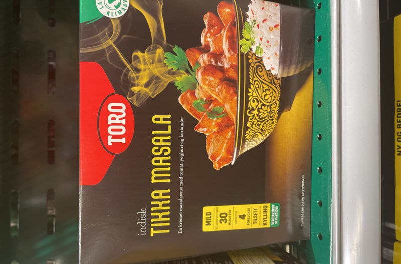 Indisk tikka masala, Toro | Noba