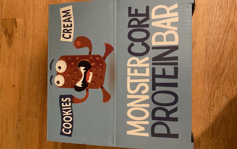 Monster core protein bar, cookies & cream, monster | Noba