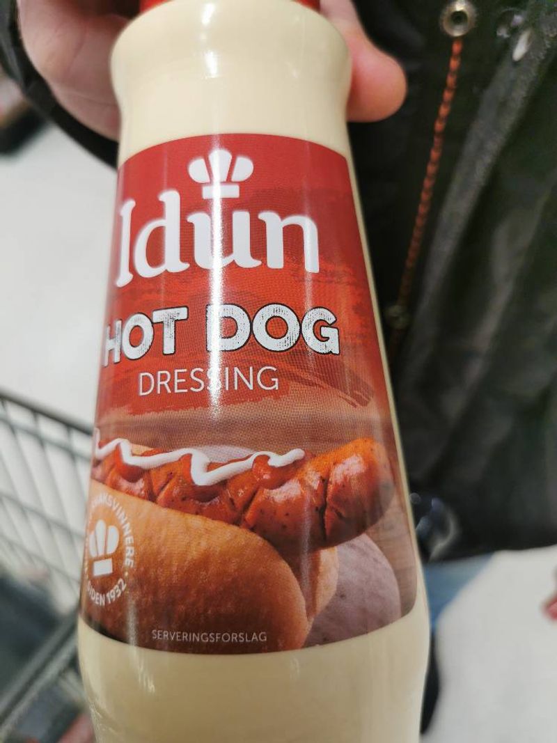 Hot dog dressing, Idun | Noba