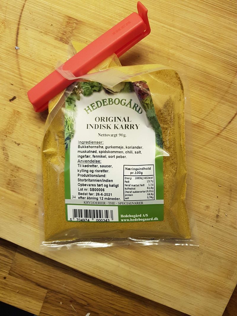 Original indisk karry, Hedebogård | Noba