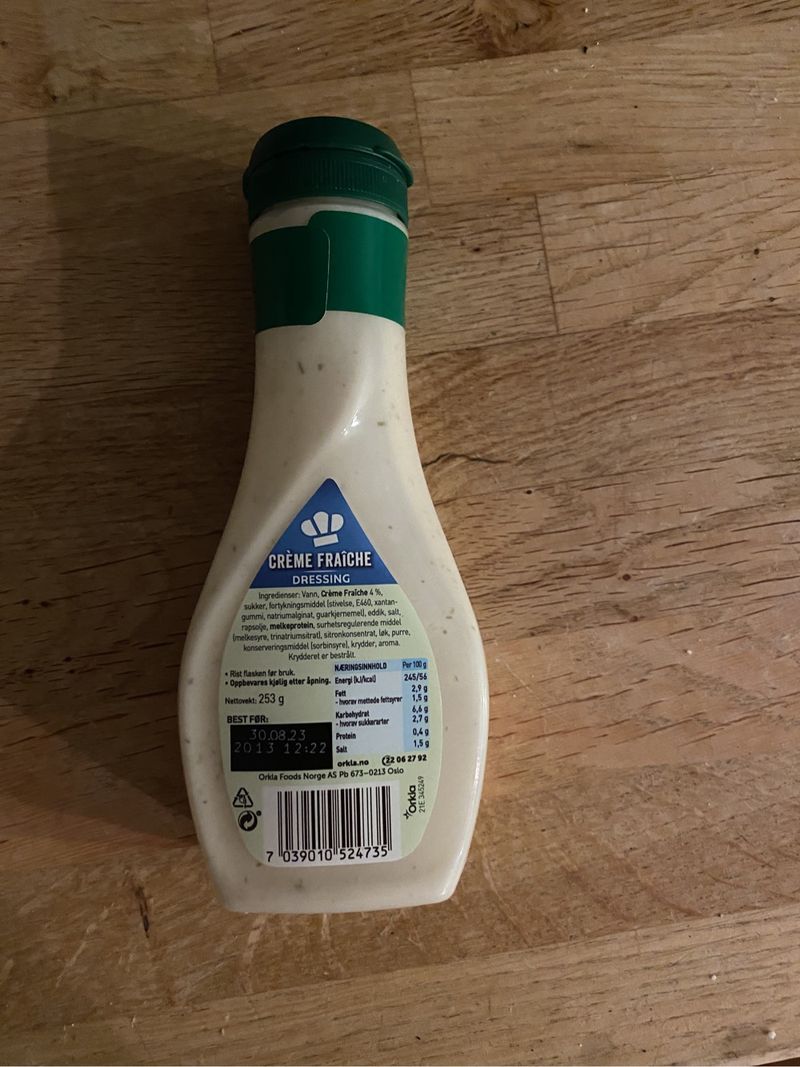 Crème fraîche dressing, Idun | Noba