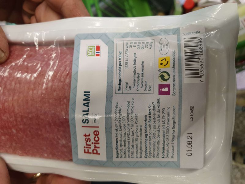 Salami, First price | Noba