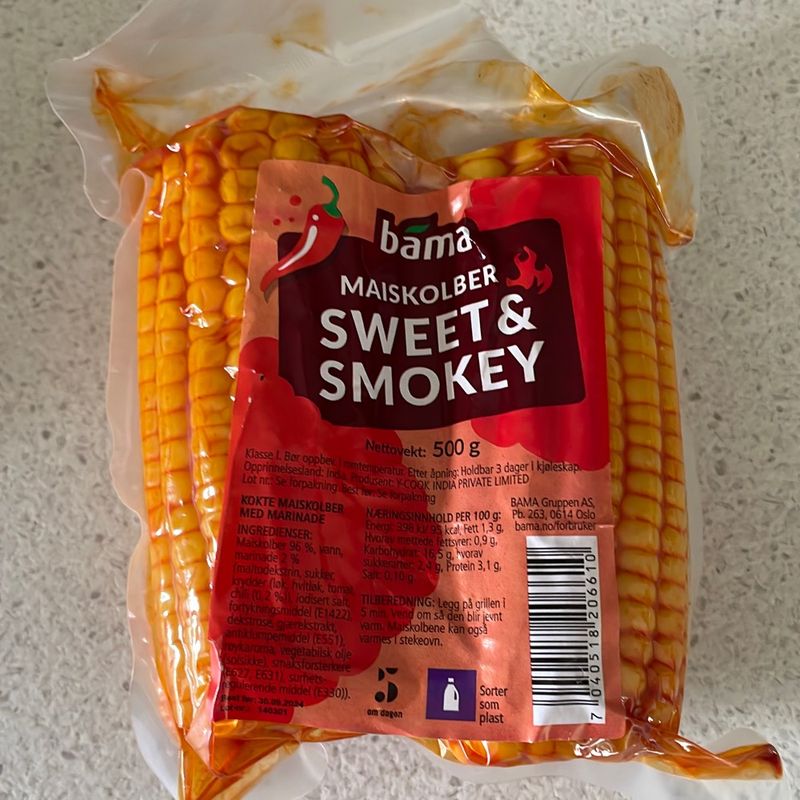 Maiskolber sweet & smokey, bama | Noba