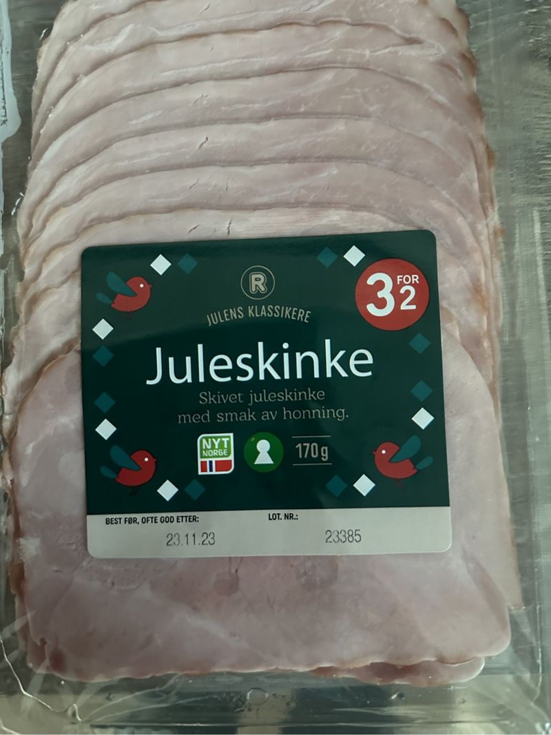 Juleskinke, Rema 1000 | Noba